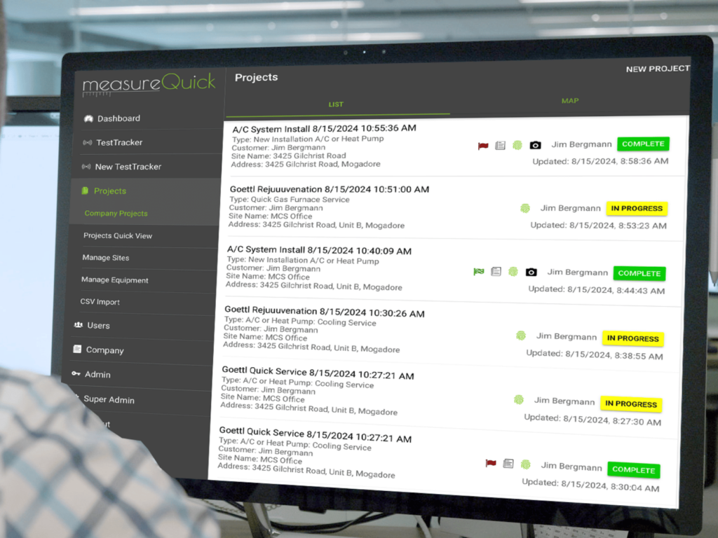 HVAC Business Cloud Platform | MeasureQuick Management Software