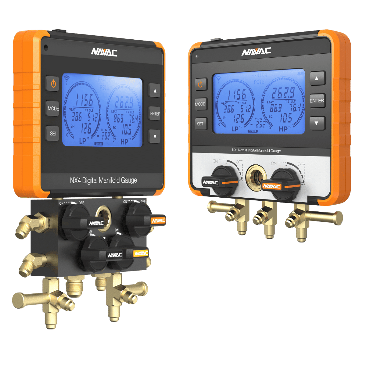 NAVAC Digital Manifolds - MeasureQuick