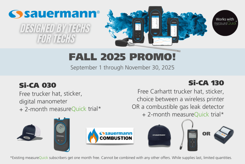 Sauermann Combustion Analyzers - MeasureQuick